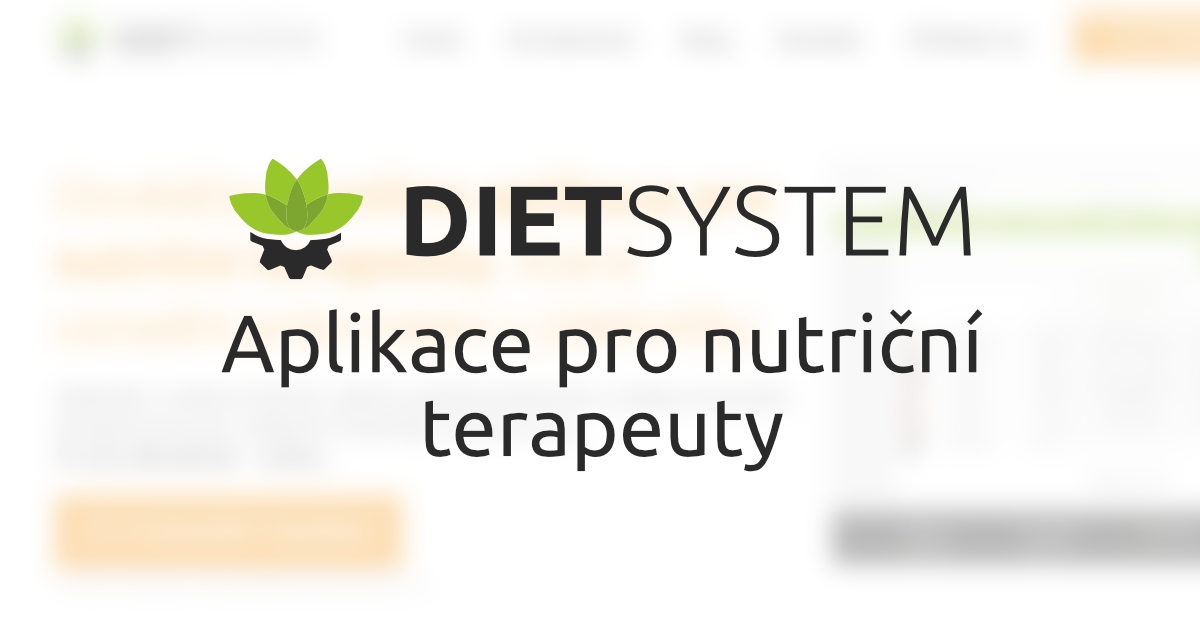 Dietsystem Homepage | Dietsystem – Online aplikace pro nutriční terapeuty
